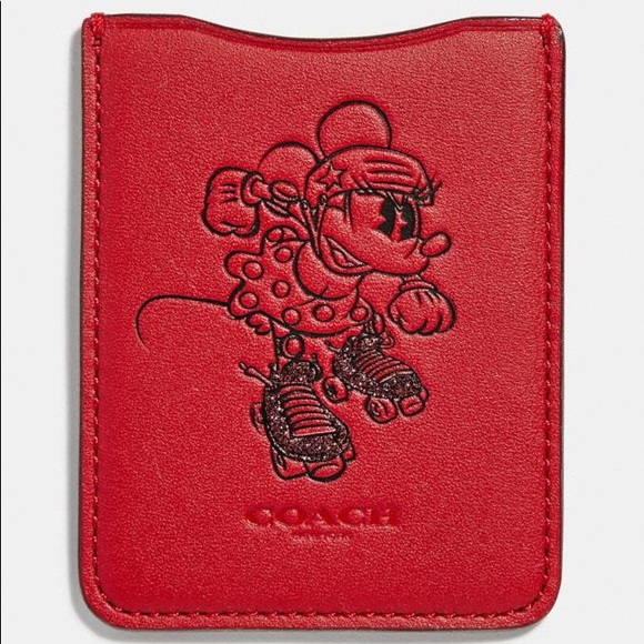Coach | Accessories | Coach Minnie Mouse Phone Pocket Sticker Nwt ...